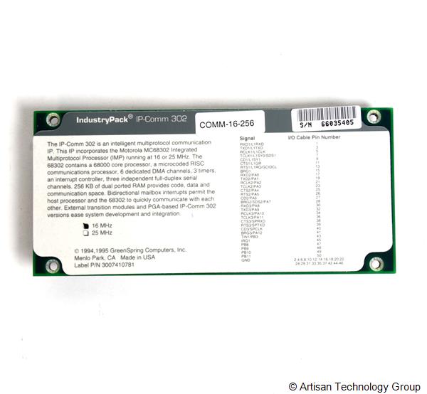 IP-CM302 Greenspring (Intelligent Multiprotocol Communication ...
