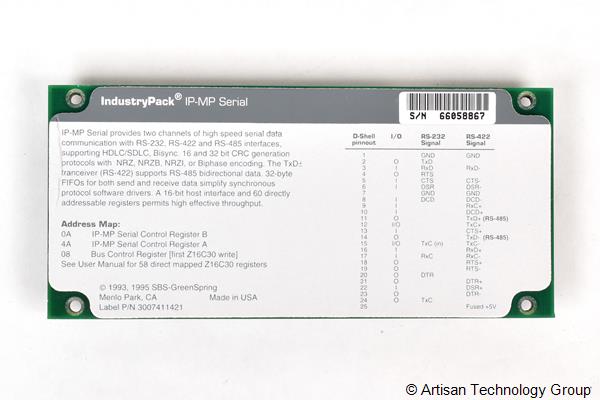 IP-MP-Serial Greenspring (Dual EIA-232/422/485 High-Speed Multi ...
