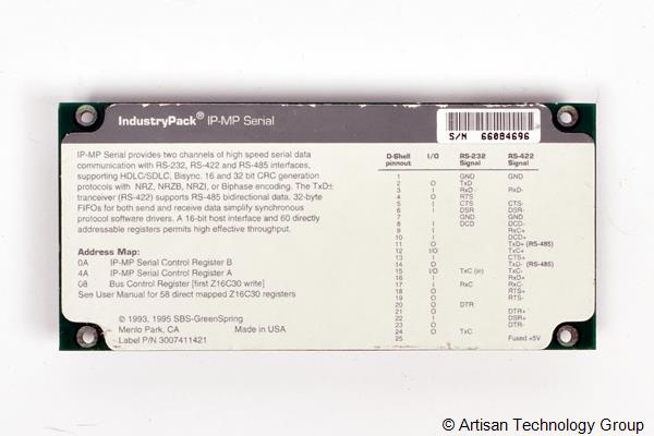 IP-MP-Serial Greenspring (Dual EIA-232/422/485 High-Speed Multi ...