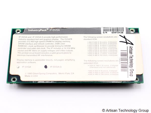 IP-SVGA-G Greenspring (IndustryPack Module) | ArtisanTG™