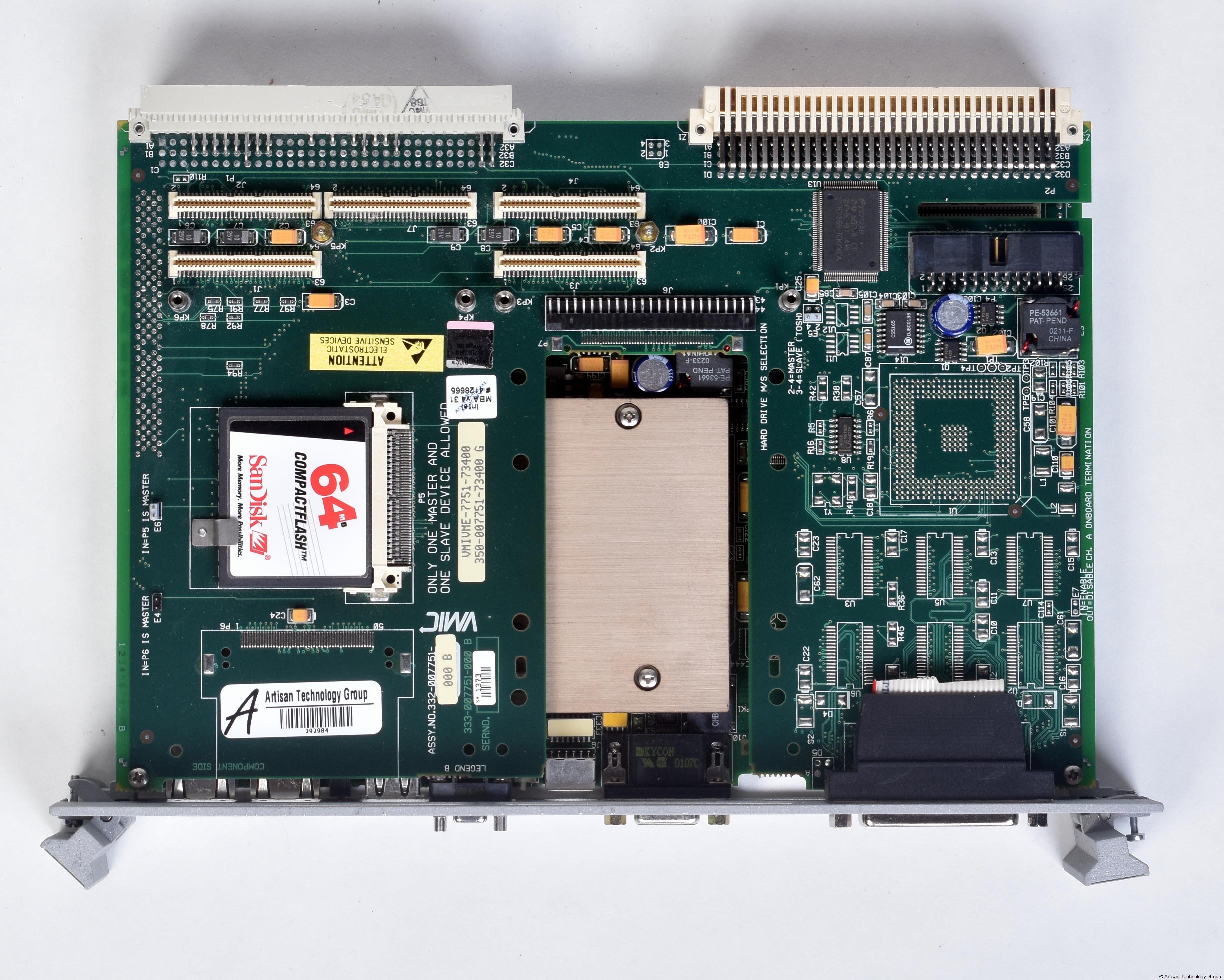 Abaco Systems / VMIC VMIVME-7751-734000 Pentium III VME Single Board ...