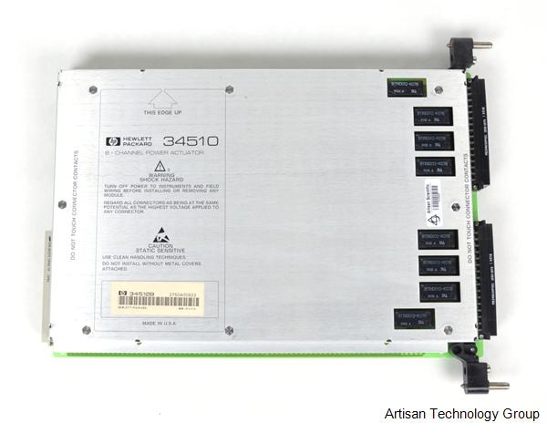 34510 / 34510B Keysight / Agilent / HP (8-Channel Power Actuator Module ...