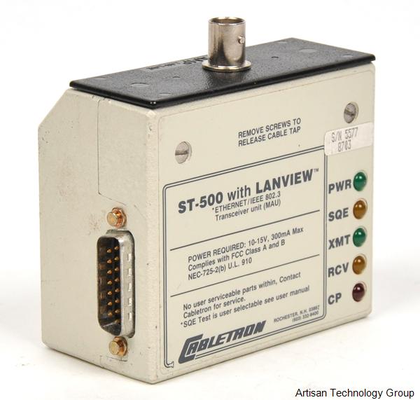 ST-500-03 Cabletron (Ethernet/IEEE 802.3 Transceiver with Lanview ...