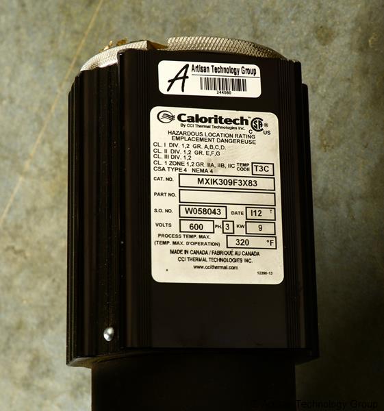 XH2B2 and MXIK309F3X83 Caloritech (Explosion-Proof Housing and Pipe ...