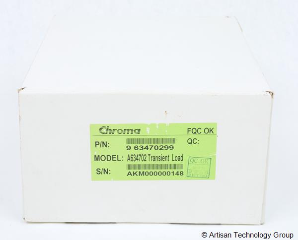 A634702 Chroma (Transient Load 1000A/µs for 63472 DC Electric Load ...