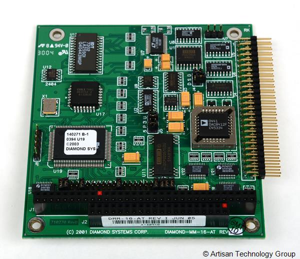 DMM-16-AT Diamond Systems (16-Channel, 16-Bit Analog I/O with Autocalibration Module) | ArtisanTG™