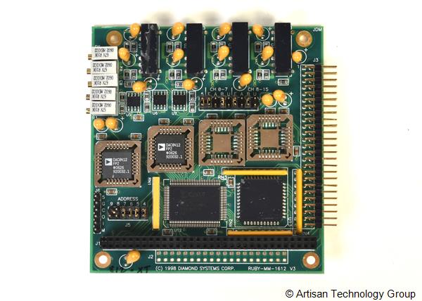 Ruby-MM-812-XT Diamond Systems (12-Bit Analog Output PC/104 Module ...