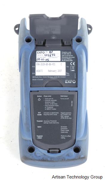 Exfo PPM-352B-EG-EA-VZ1 (BPON / EPON / GPON Power Meter) | ArtisanTG™
