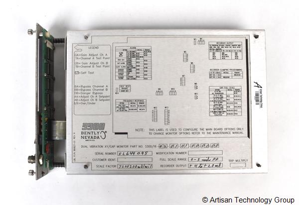 3300/16-02-01-01-00-00-00 GE / Bently Nevada (XY/Gap Dual Vibration ...