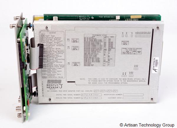 3300/80-01-01-01-01 Bently Nevada (Six Channel Rod Drop Monitor with ...