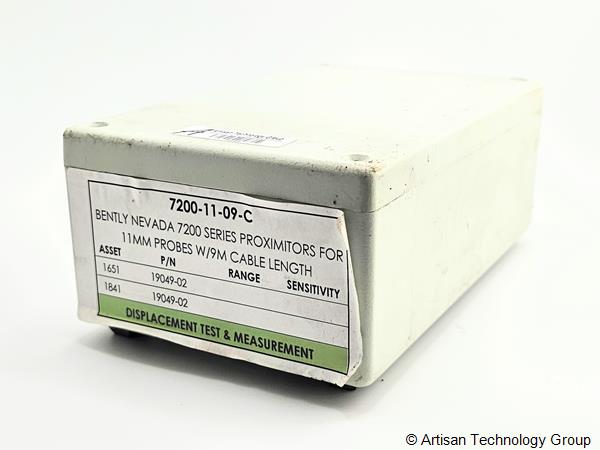 7200-11-09-C Bently Nevada (7200 Series Proximitors for 11mm Probes ...