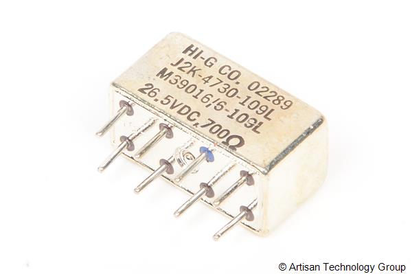 HI-G M39016/6-109L (Half Size Crystal CAN Relay) | ArtisanTG™