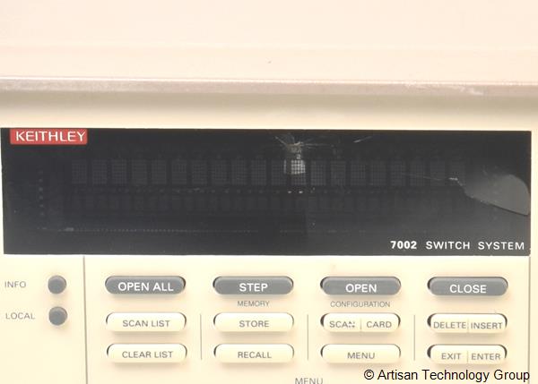 7002 Keithley (400-Channel / 10-Slot Switch Mainframe) | ArtisanTG™