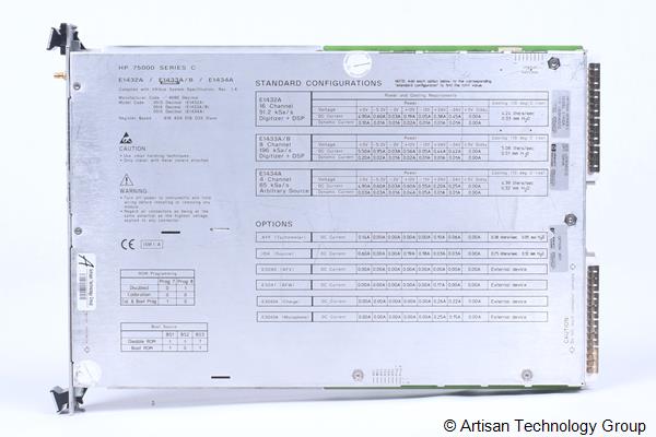 HP E1432A (8-Channel 51.2 kSa/s Digitizer Plus DSP (w/ Option 1D4 and ...