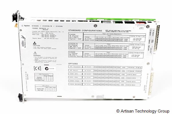 E1432A Agilent (8-Channel 51.2 kSa/s Digitizer Plus DSP (w/ Options 1DE ...
