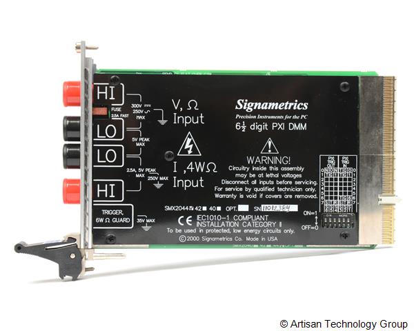 SMX2044 Signametrics (6.5-Digit PXI LCR Sourcing DMM Module) | ArtisanTG™