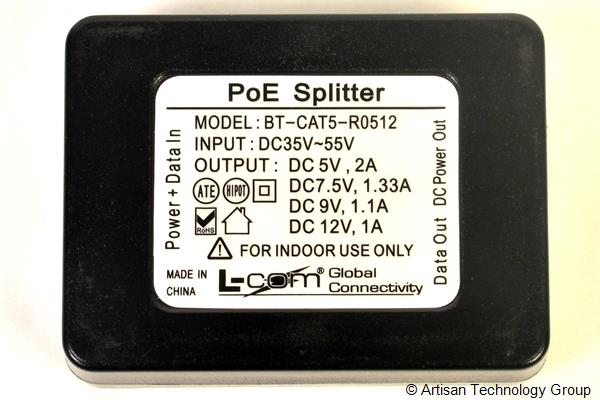 BT-CAT5-R0512 L-Com (100/1000 Base-T Power Over Ethernet Splitter/Tap ...