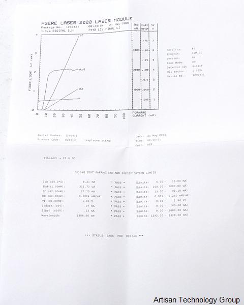 D2300 Type Alcatel-Lucent (1.3 um Isolated DFB Laser Module) | ArtisanTG™
