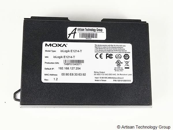 MOXA ioLogik E1214-T (Ethernet Remote I/O with 2-Port Ethernet Switch ...