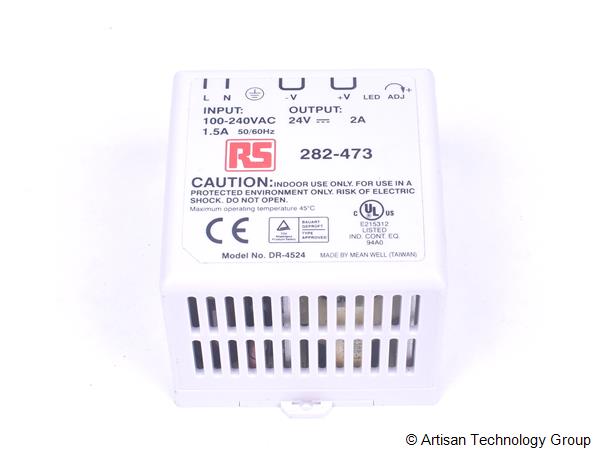 DR-4524 Mean Well (45W Single Output Industrial DIN Rail Power Supply ...