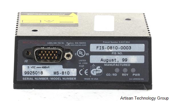 MS-810 Microscan (Industrial Bar Code Scanner) | ArtisanTG™