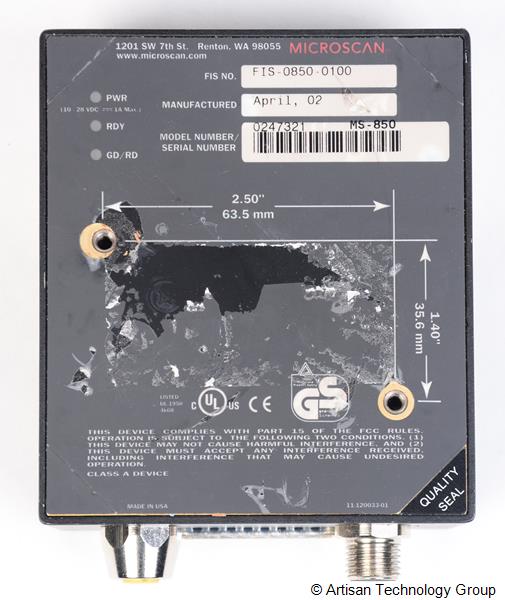 MS-850 Microscan (Industrial Raster Scanner) | ArtisanTG™