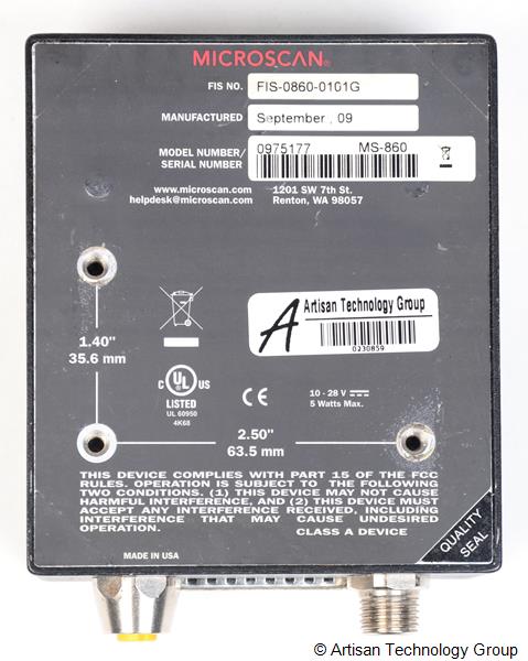 MS-860 Microscan (Industrial Raster Bar Code Scanner) | ArtisanTG™