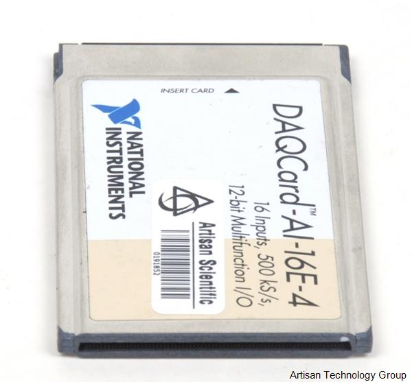 NI DAQCard-AI-16E-4 (Data Acquisition Card) | ArtisanTG™