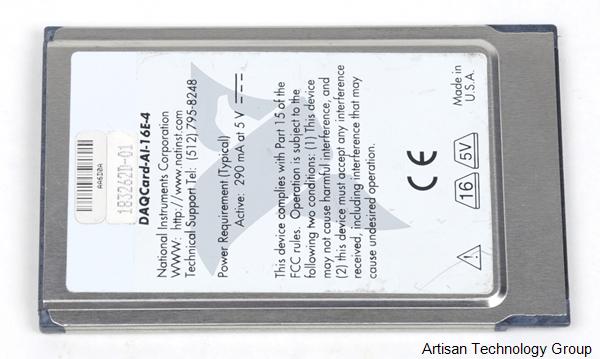 NI DAQCard-AI-16E-4 (Data Acquisition Card) | ArtisanTG™