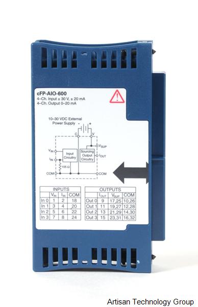 NI cFP-AIO-600 (8-Channel Combination Analog Input/Analog Output Module) | ArtisanTG™