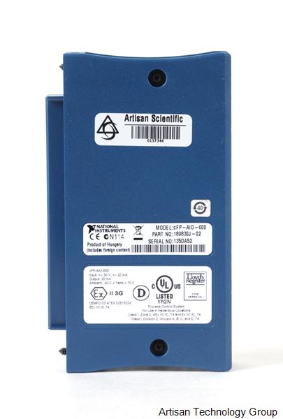 NI cFP-AIO-600 (8-Channel Combination Analog Input/Analog Output Module) | ArtisanTG™
