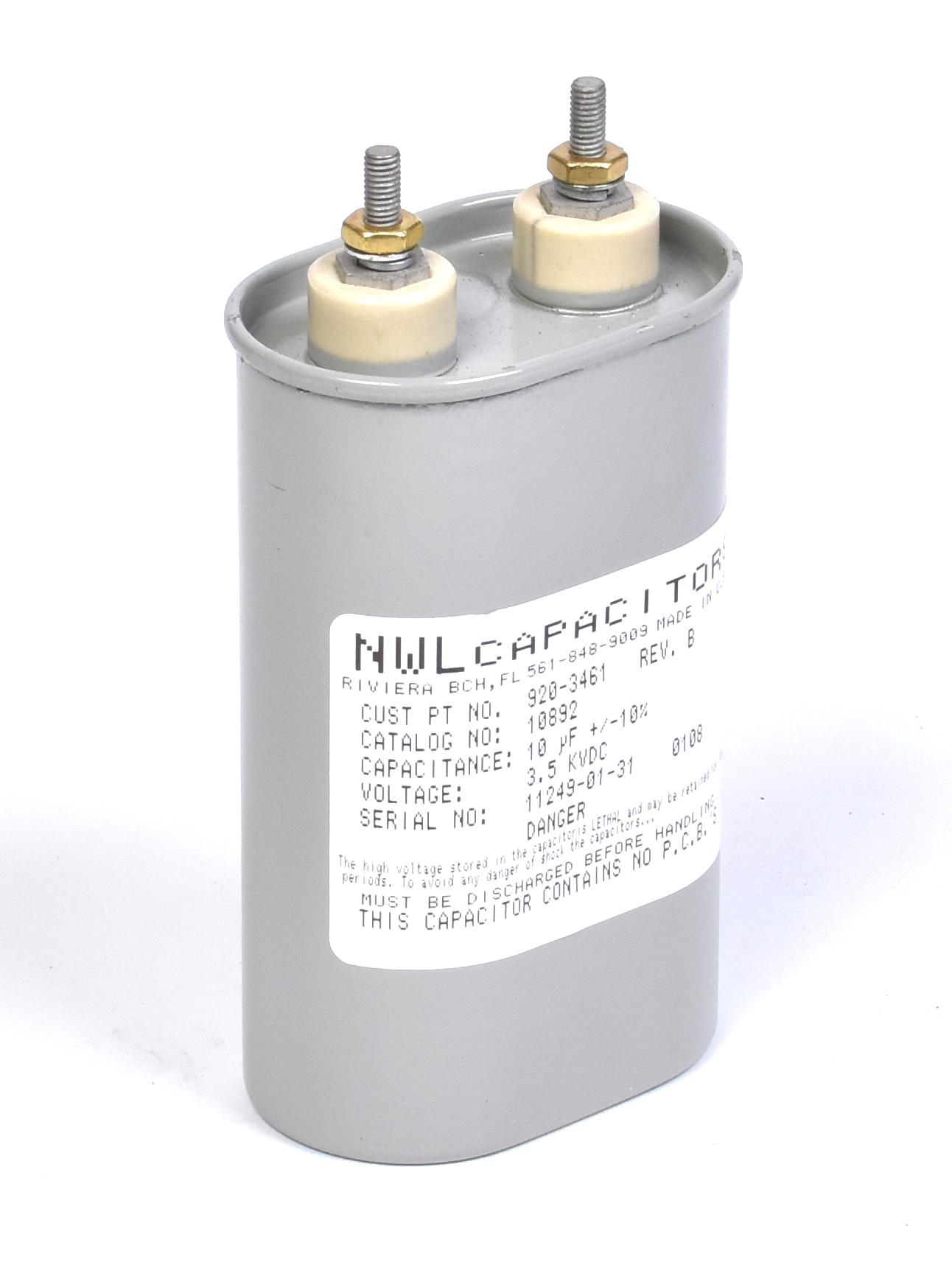 920-3461 NWL Capacitors (10 µF Capacitor) | ArtisanTG™