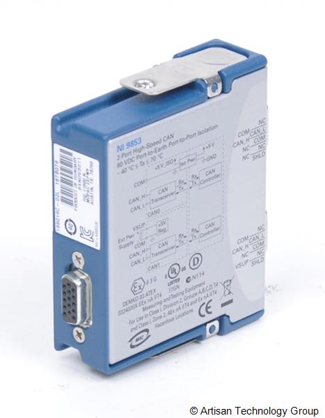 NI 9853 (2-Port, High-Speed CAN Module) | ArtisanTG™