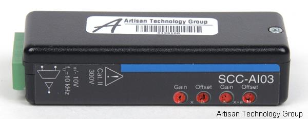 NI SCC-AI03 (2-Channel Analog Input Module) | ArtisanTG™
