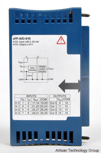 NI cFP-AIO-610 (8-Channel Analog I/O Module) | ArtisanTG™
