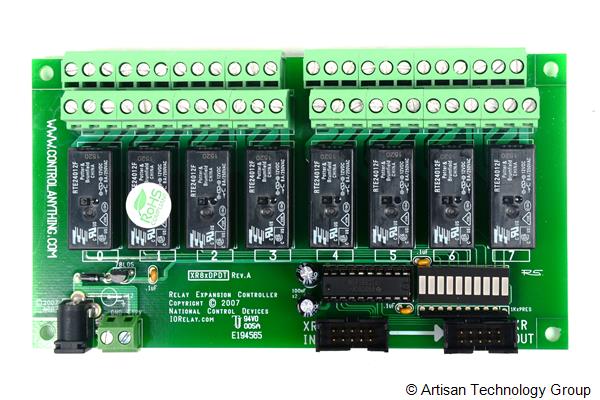 XR85DPDT National Control Devices (8-Channel DPDT Expansion Relay ...