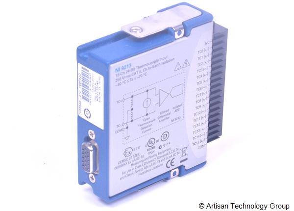 NI 9213 (16 TC, High-Density Thermocouple Module (Spring Terminal ...