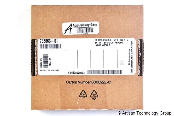 NI 9216 (8-Channel PT100 RTD C Series Temperature Input Module (DSUB ...