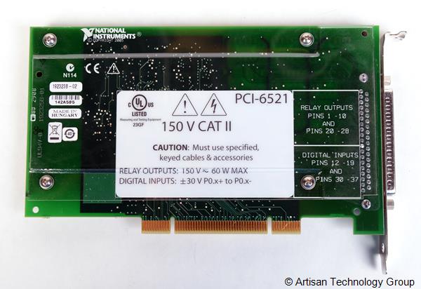 NI PCI-6521 (Industrial Digital I/O Module) | ArtisanTG™