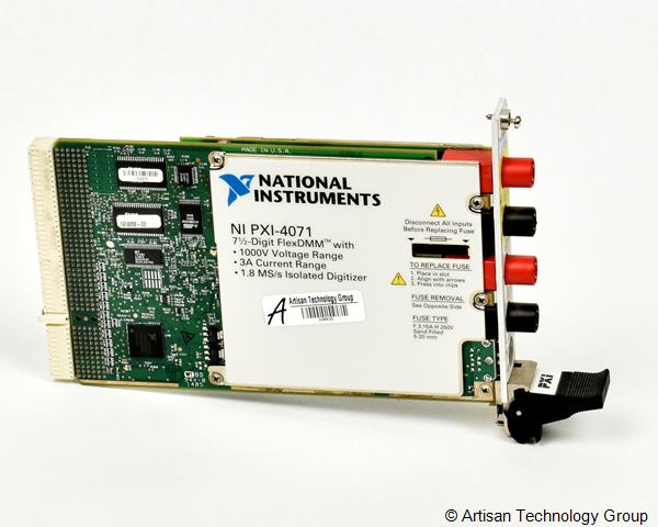 NI PXI-4071 (7.5 Digit Multimeter) | ArtisanTG™