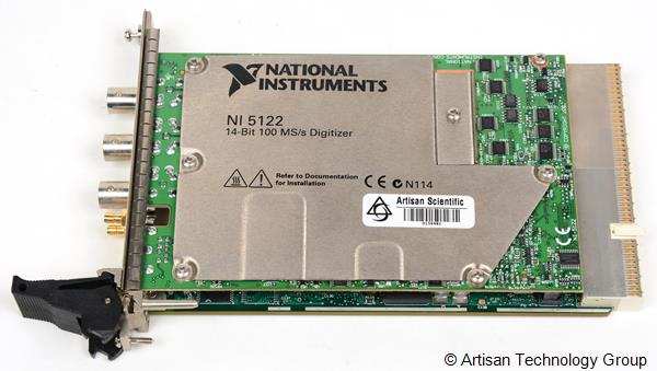 NI PXI-5122EX (100 MHz, 100 MS/s 14-Bit Digitizer) | ArtisanTG™