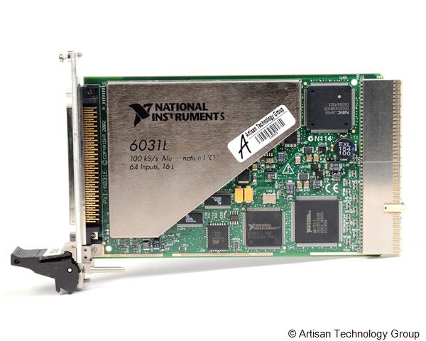 NI PXI-6031E (100 kS/s 16-Bit 64 Analog Input Multifunction DAQ) | ArtisanTG™