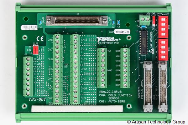 NI TBX-68T (Terminal Block for Thermocouples) | ArtisanTG™