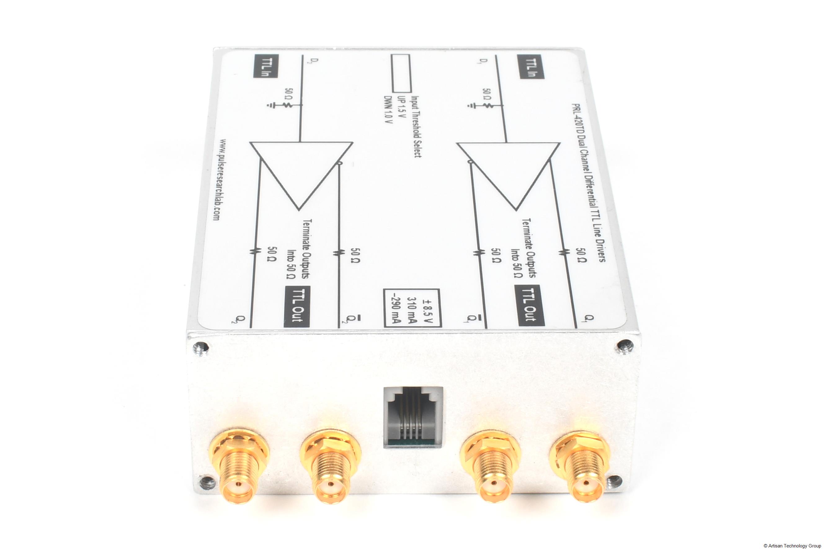 PRL-420TD Pulse Research Lab (Dual Channel Differential TTL Line Driver) | ArtisanTG™