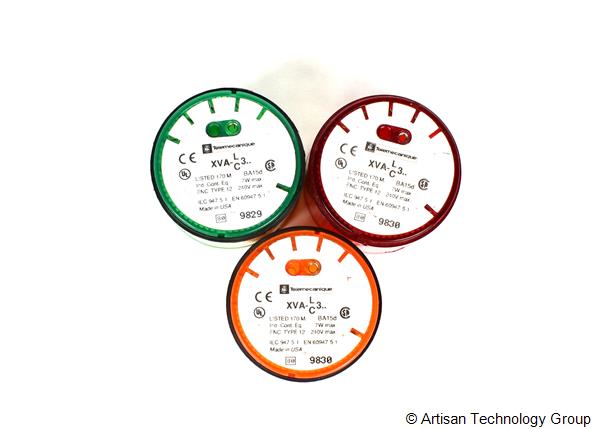 XVA-LC3 Telemecanique (Red / Green / Orange Illuminated Indicator Bank ...