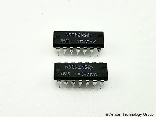 SN7406N Texas Instruments (Hex Inverter Buffer/Driver with Open ...