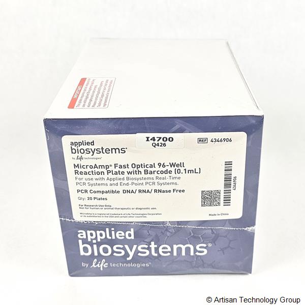 4346906 Applied Biosystems (MicroAmp Fast Optical 96-Well Reaction Plate with Barcode (0.1mL ...