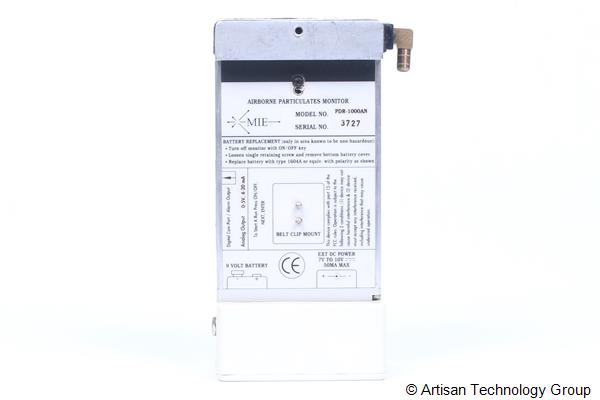 MIE pDR-1000AN (Personal DataRAM Aerosol Passive Sampling Data w/ AC ...
