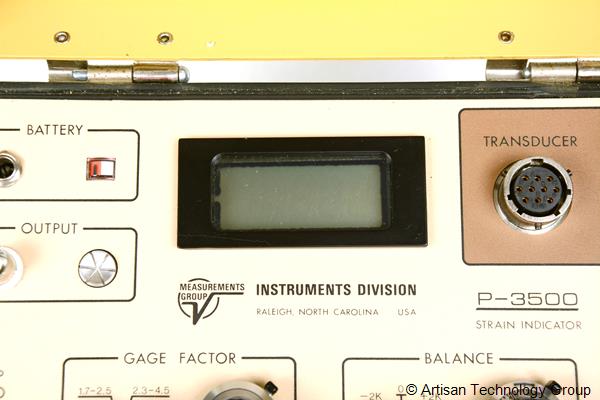 P-3500 Vishay Measurements (Portable Strain Indicator) | ArtisanTG™