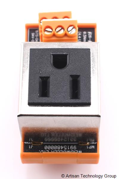 9915480000 Weidmuller (15 Amp Single Outlet DIN-Rail Receptacle w/o ...